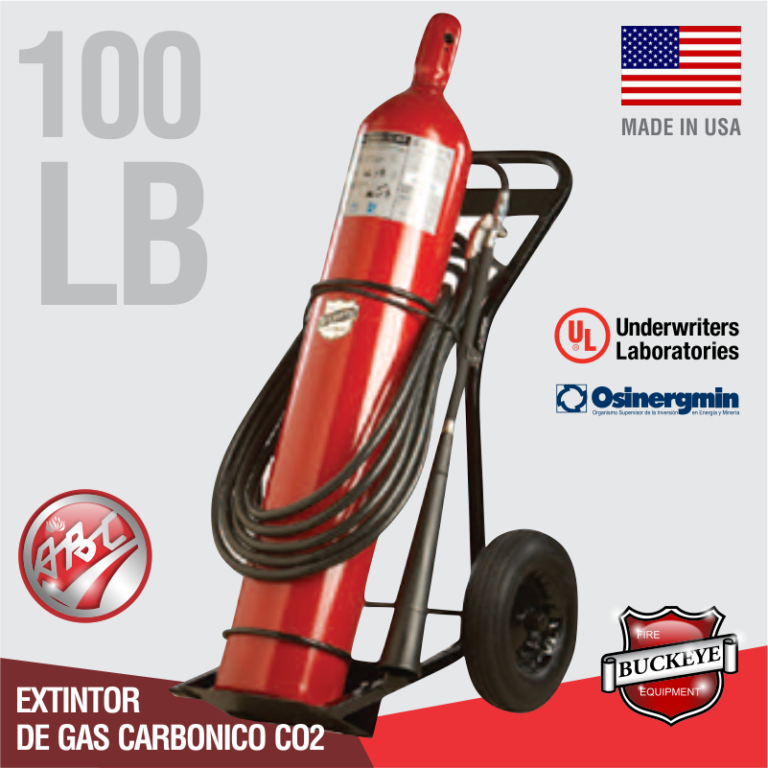 Extintor Amerex de Gas Carbónico 15 Libras Modelo 331 – El Palacio de ...